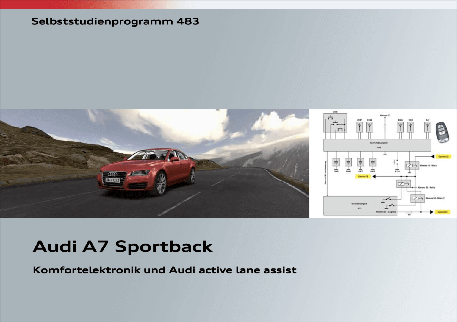 Exklusiv Audi SSP rund um den Audi A7 Sportback